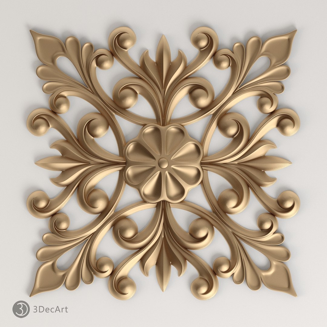 3d decorative onlay model
