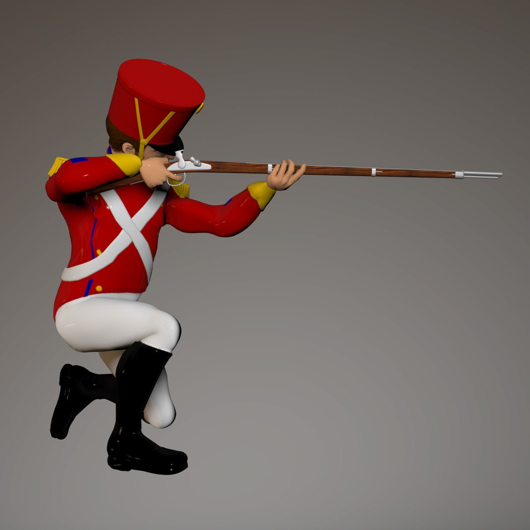 3D Napoleonic Toy Soldier Character - TurboSquid 1211619