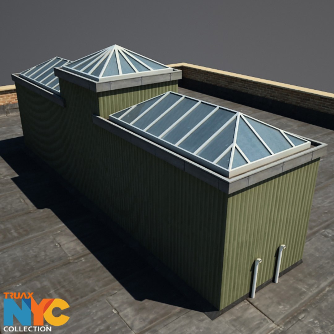 Rooftop Structure Studios 3d Max