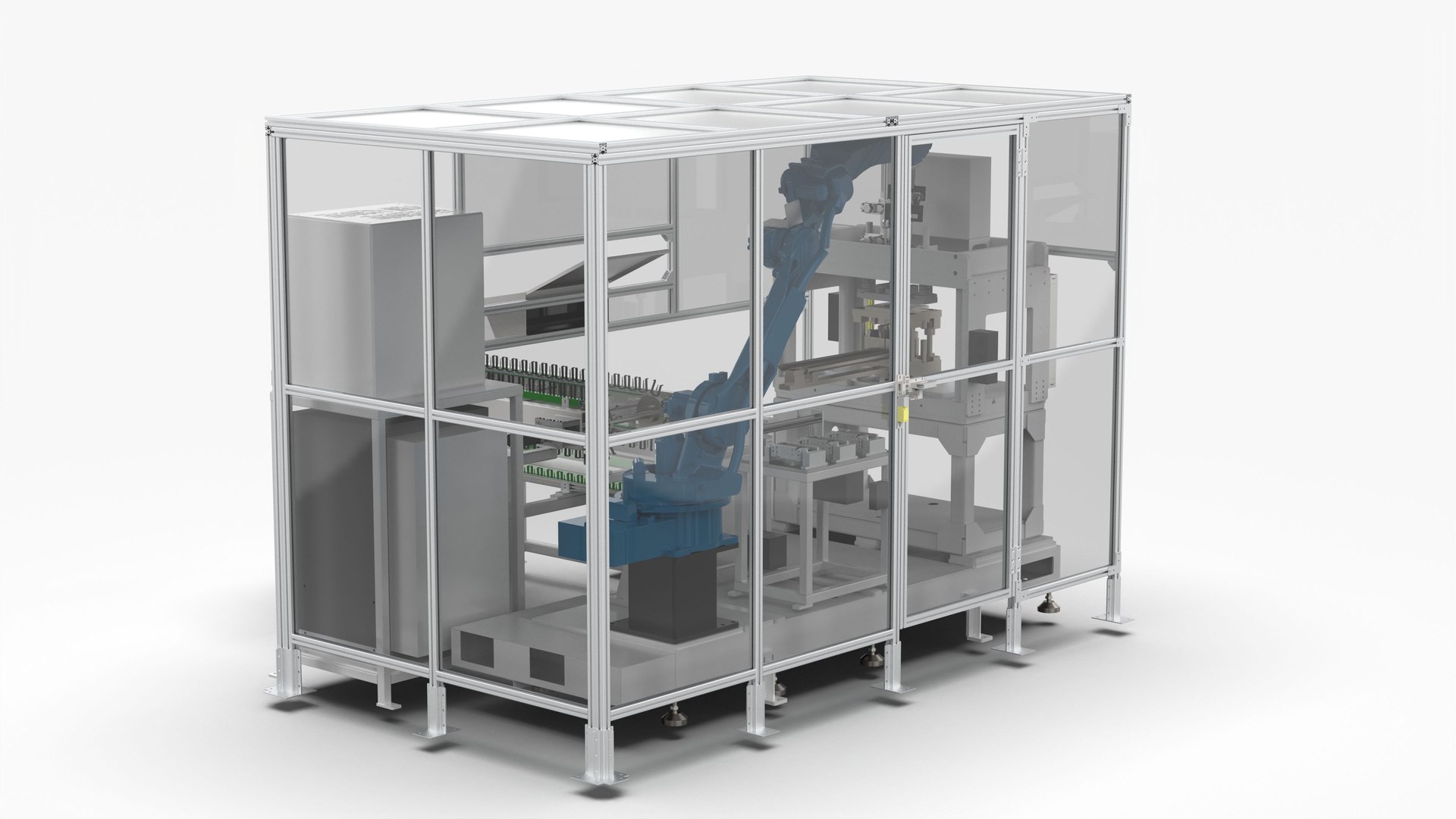 3D Model Automatic Industry Parts Internal Water Cutting And Punching ...