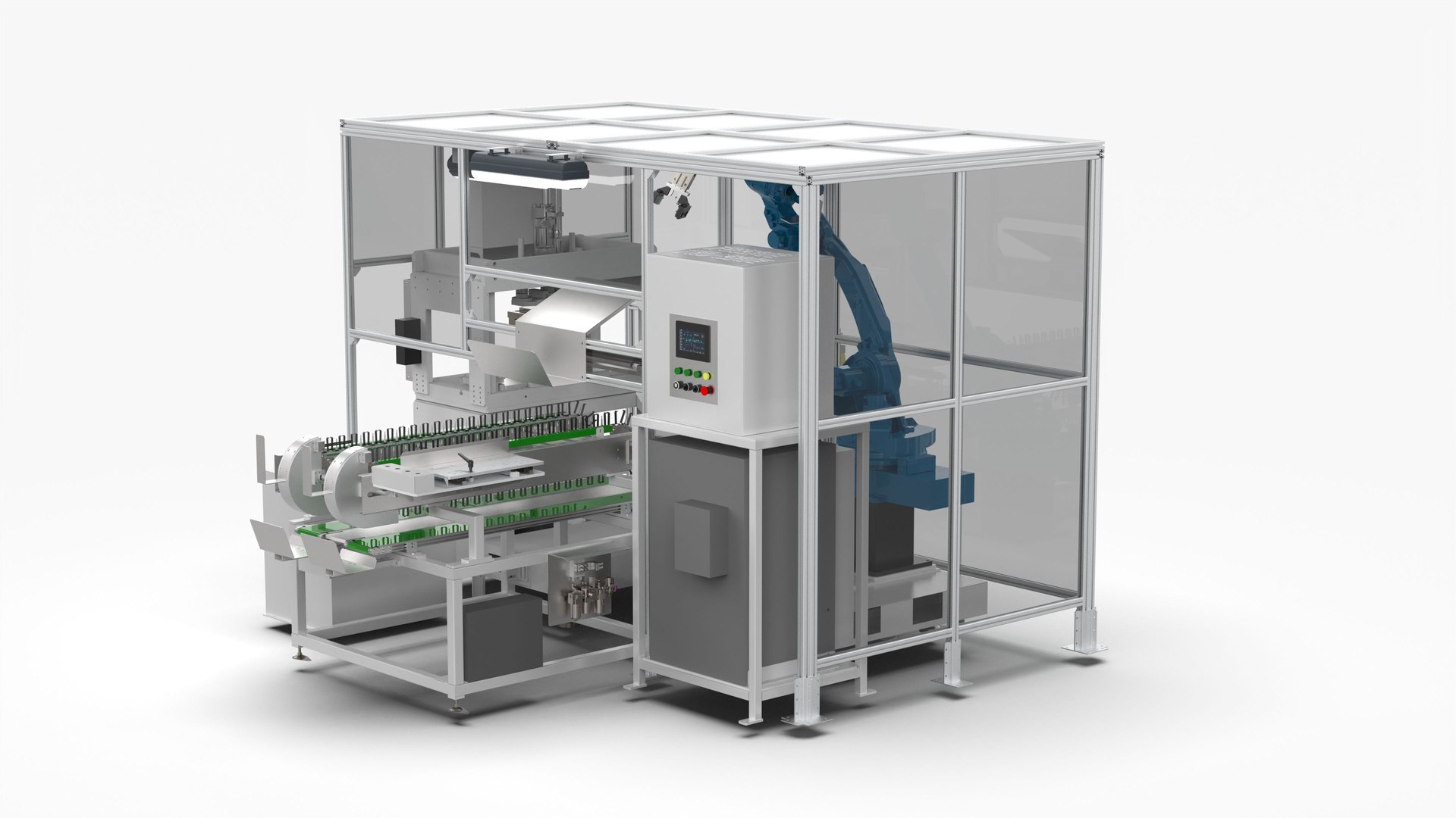 3D Model Automatic Industry Parts Internal Water Cutting And Punching ...