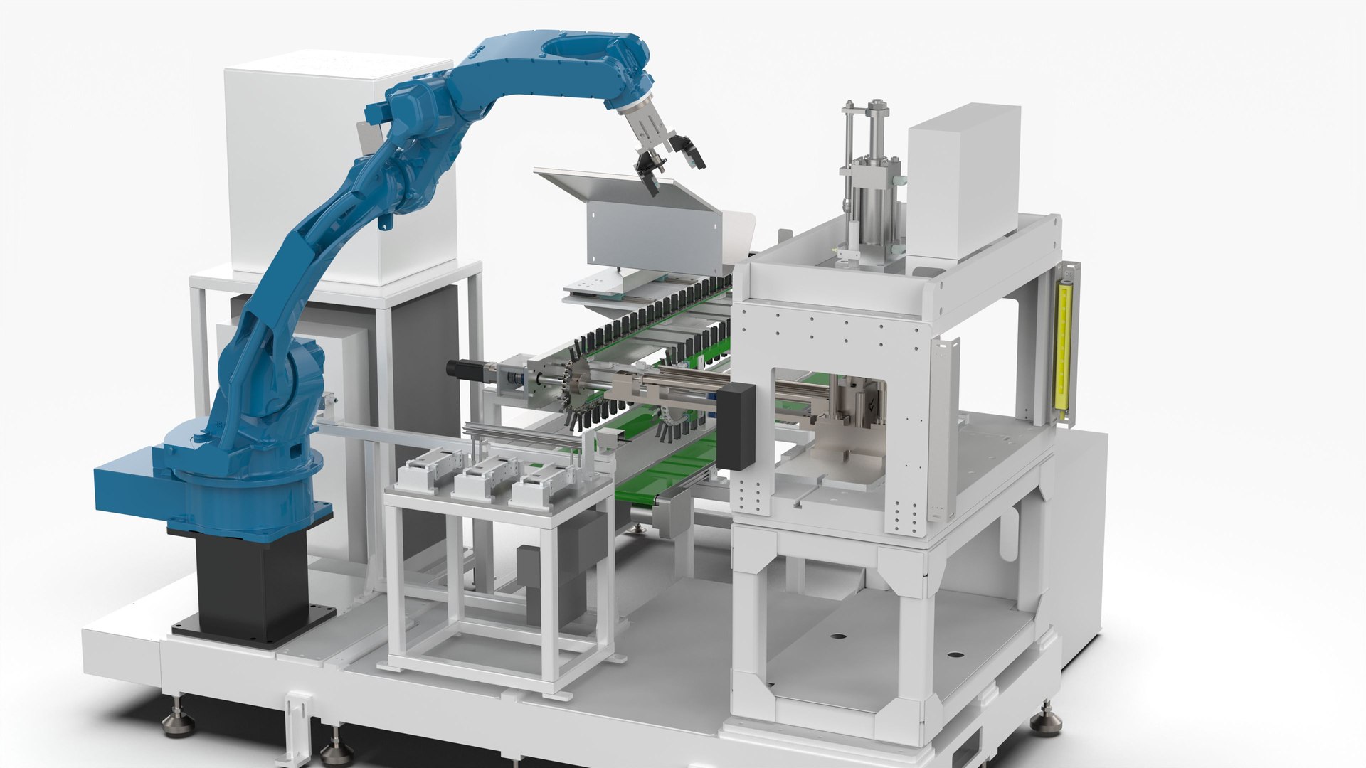 3D Model Automatic Industry Parts Internal Water Cutting And Punching ...