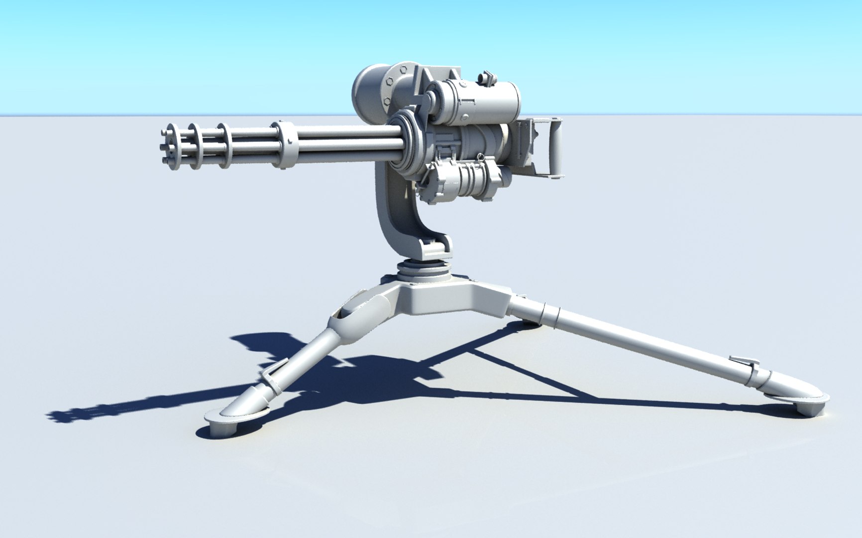Minigun M134 3D Model - TurboSquid 1277201