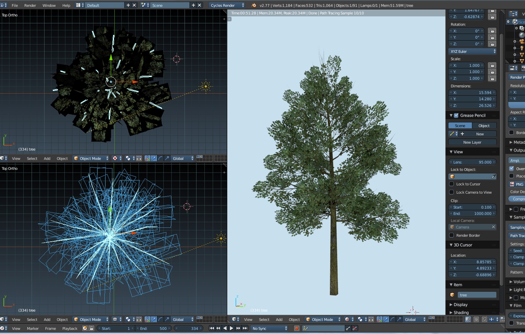 Free Tree Blender 3d Model