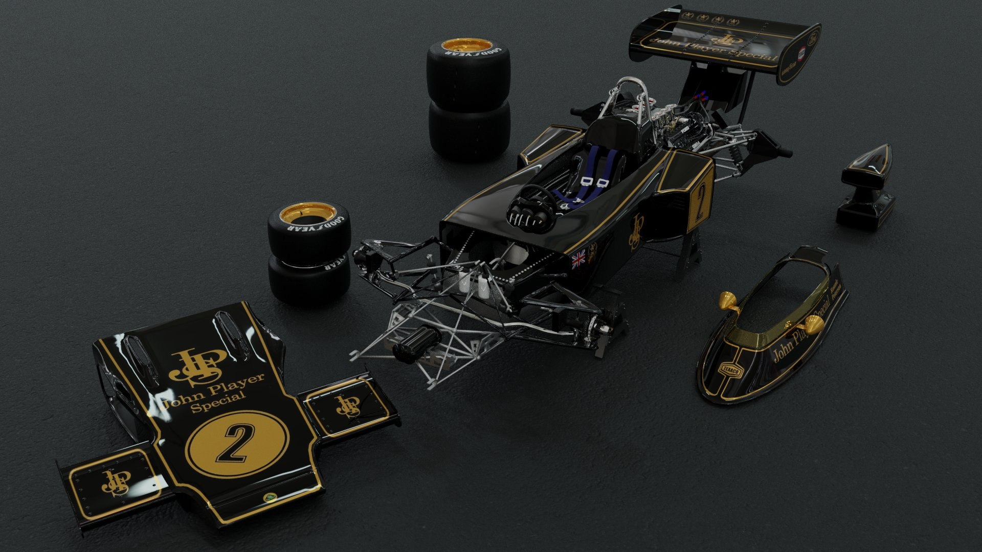 72e 1973 Model - TurboSquid 1649338