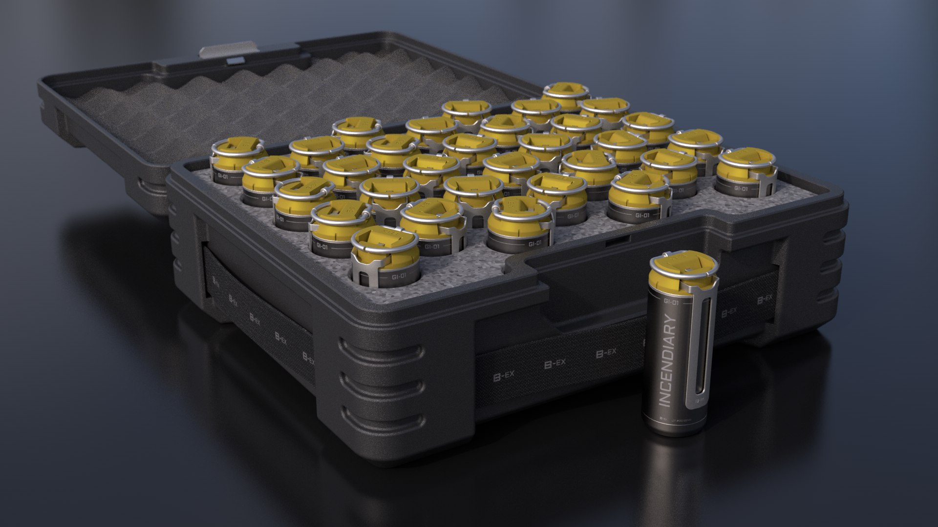 3D Grenade Sci-fi - TurboSquid 1672965