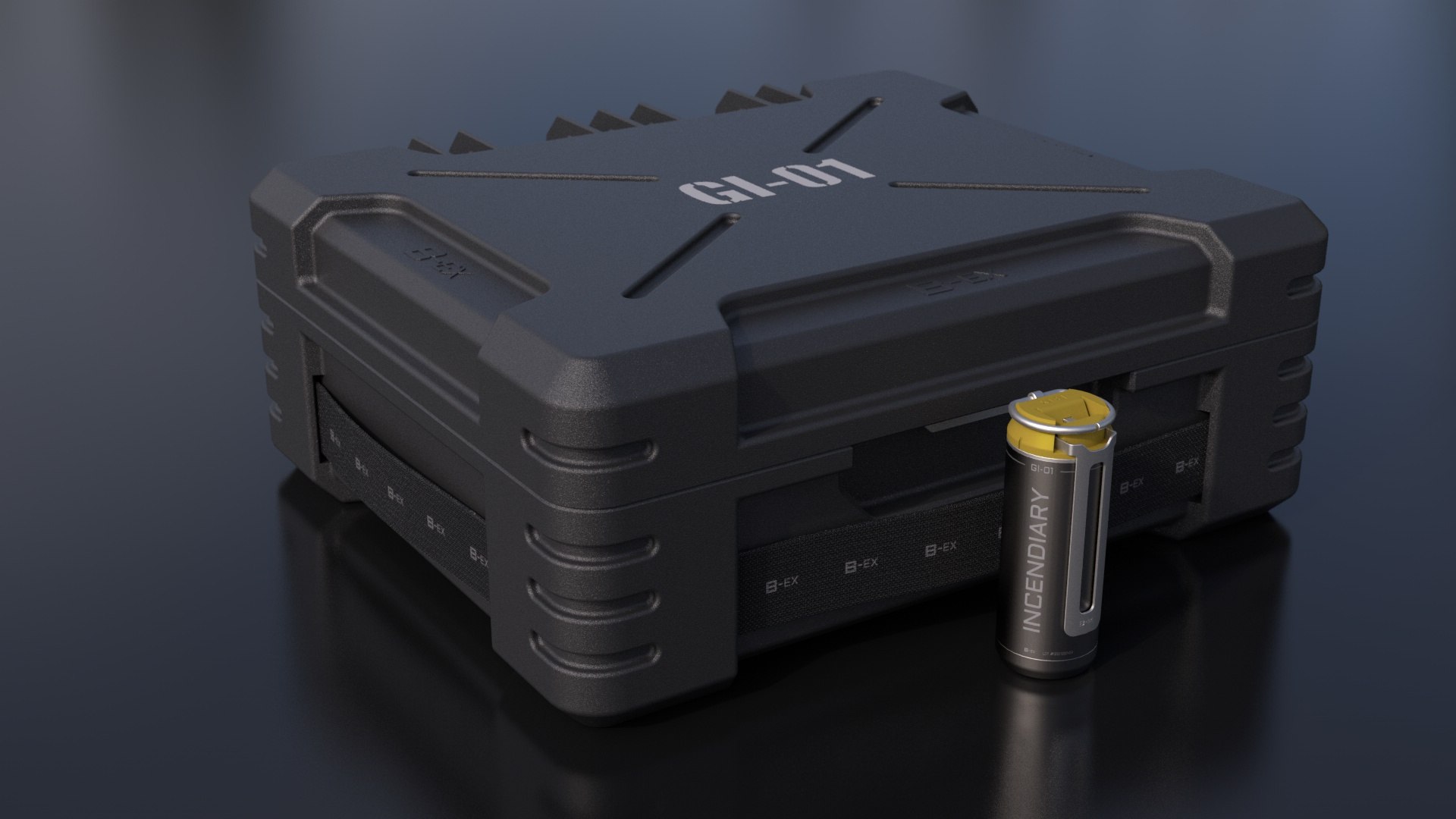 3D Grenade Sci-fi - TurboSquid 1672965