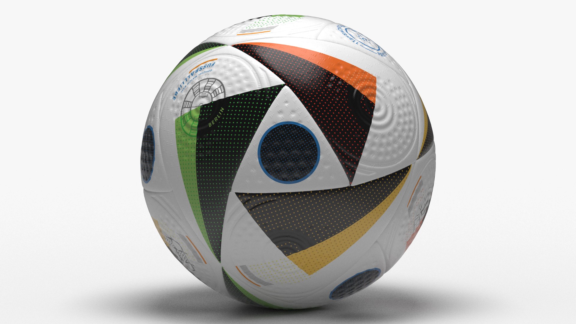 FUSSBALLLIEBE - THE MATCH BALL FOR 2024 GAMES 3D Model - TurboSquid 2247285