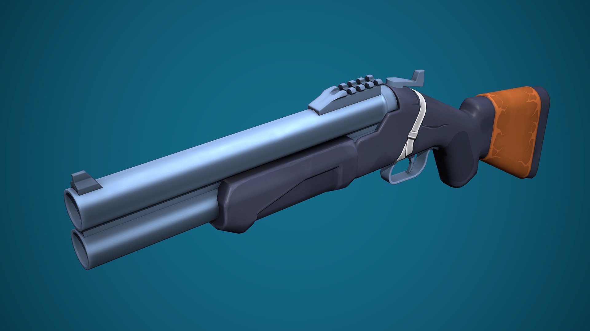 3D Stylized Weapon Hs-12 Shotgun - TurboSquid 1428259