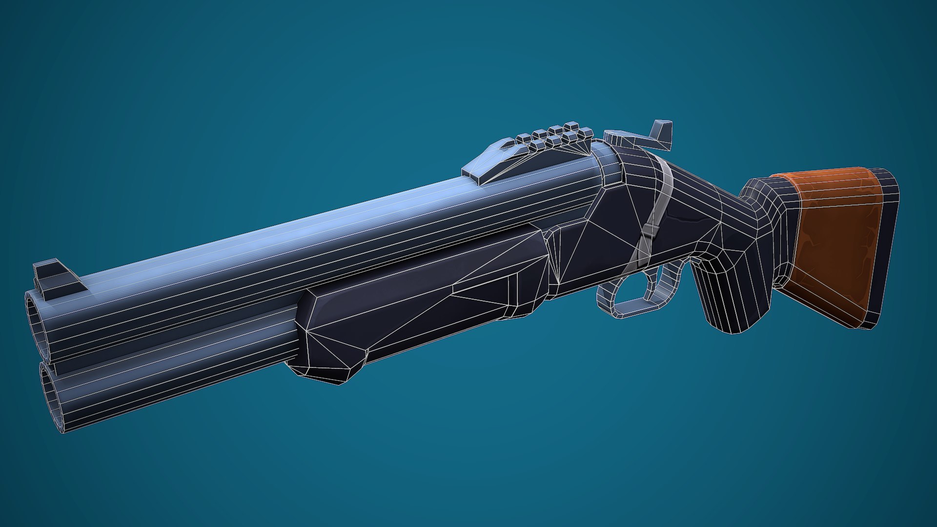 3D Stylized Weapon Hs-12 Shotgun - TurboSquid 1428259