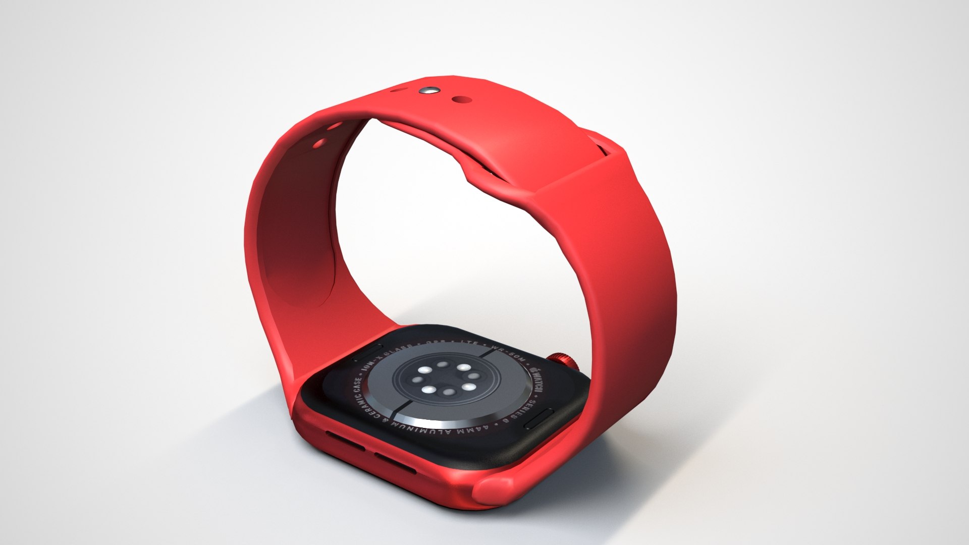 3D Model 3D Apple Watch 6 Red - TurboSquid 1720565