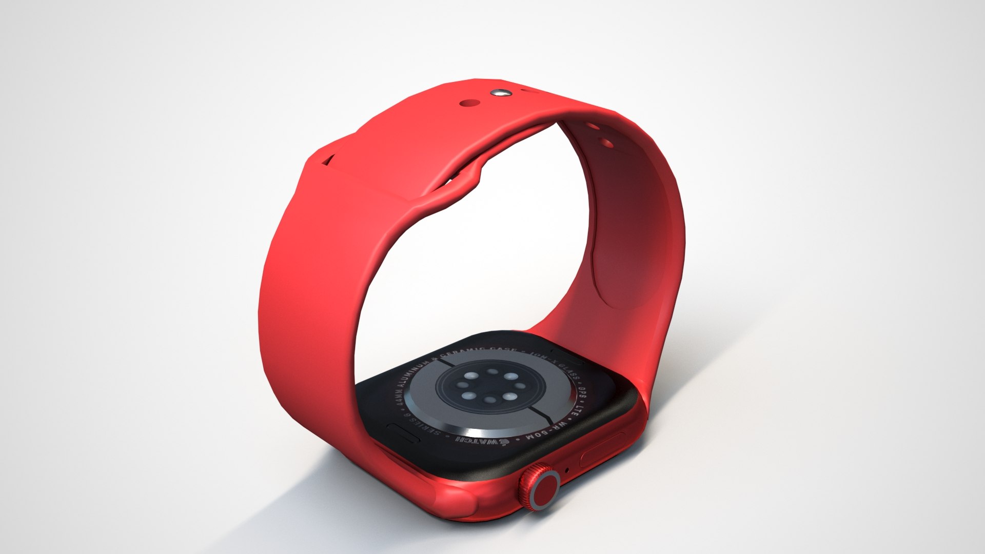 3D Model 3D Apple Watch 6 Red - TurboSquid 1720565