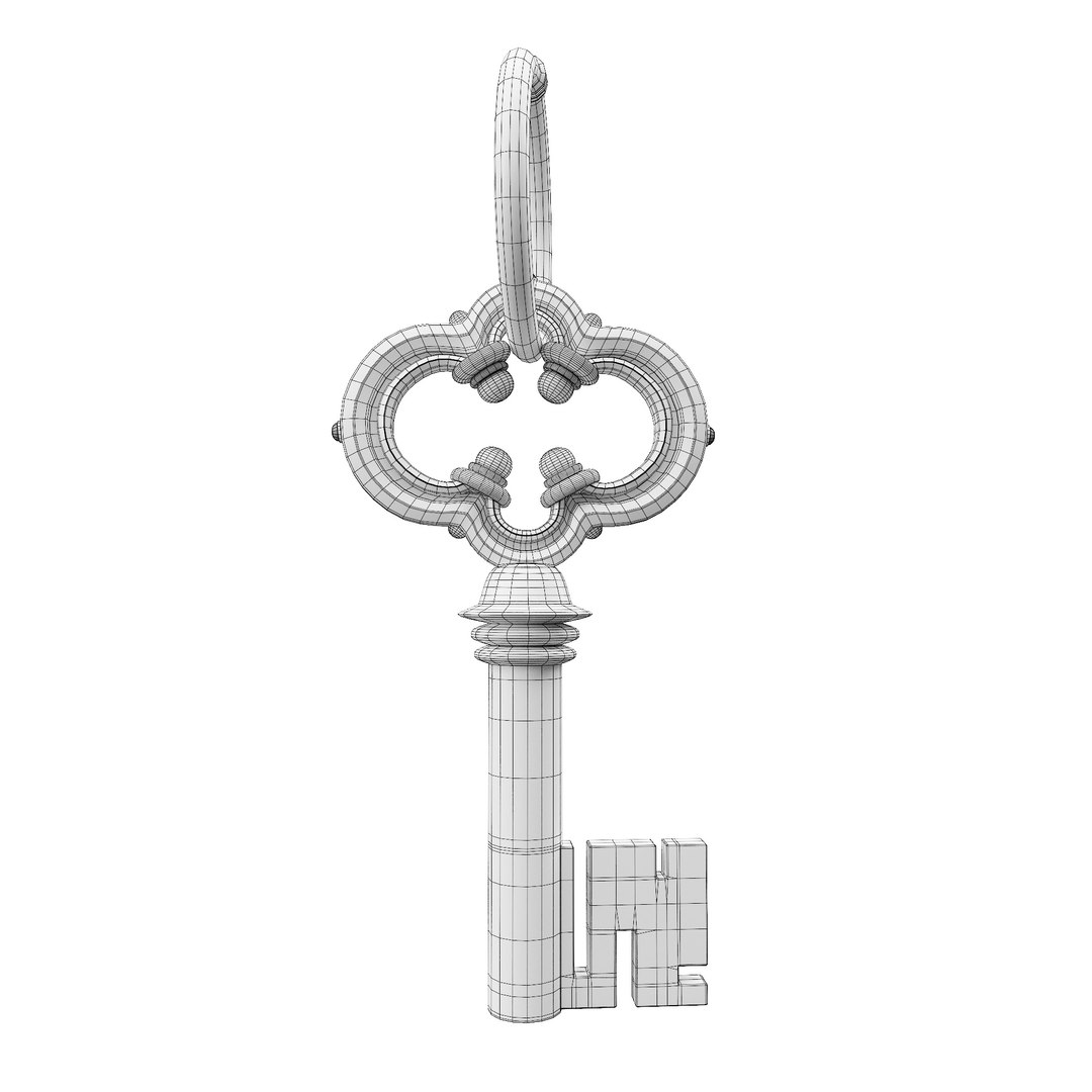 3D Treasure Chest Brass Key 3d Model Model - TurboSquid 1976489