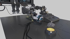 3d nanobot nano model