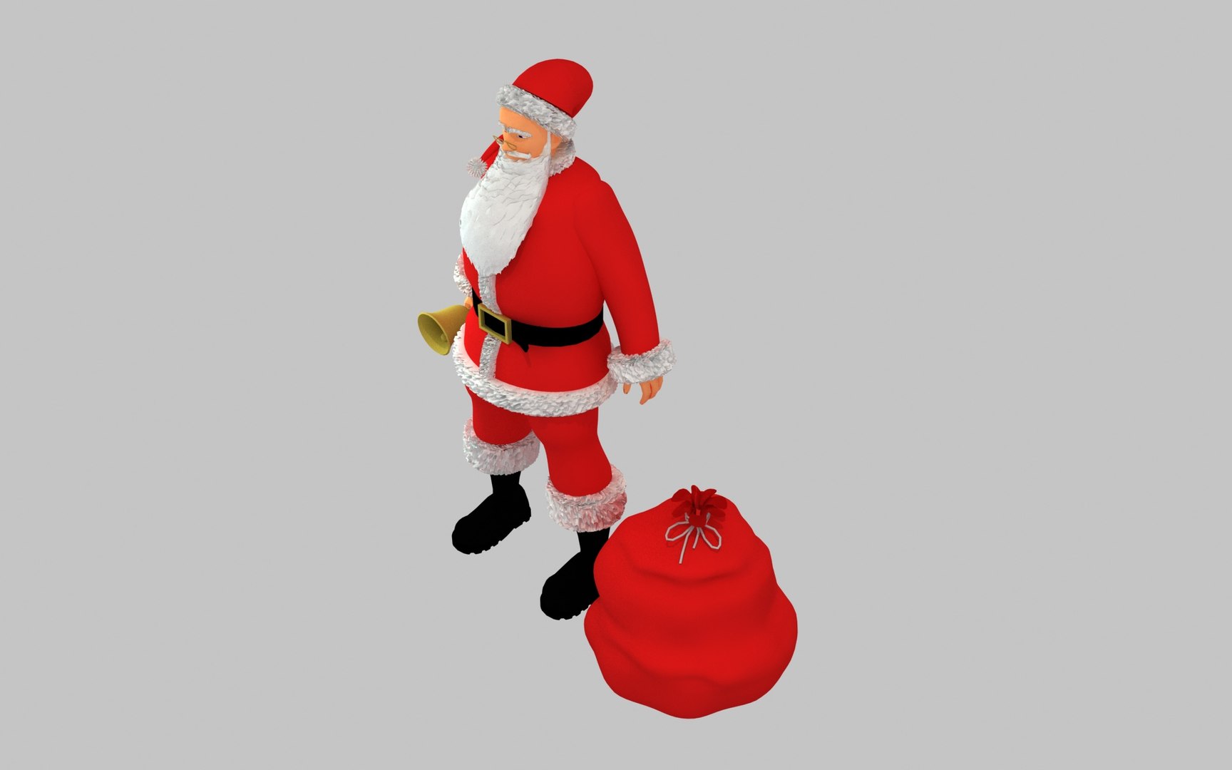 3D Santa Claus - TurboSquid 1825794