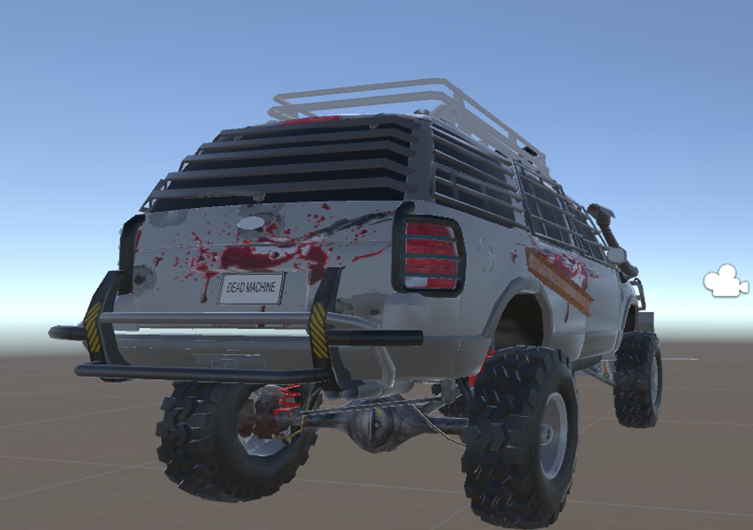 3d Van Zombies Model