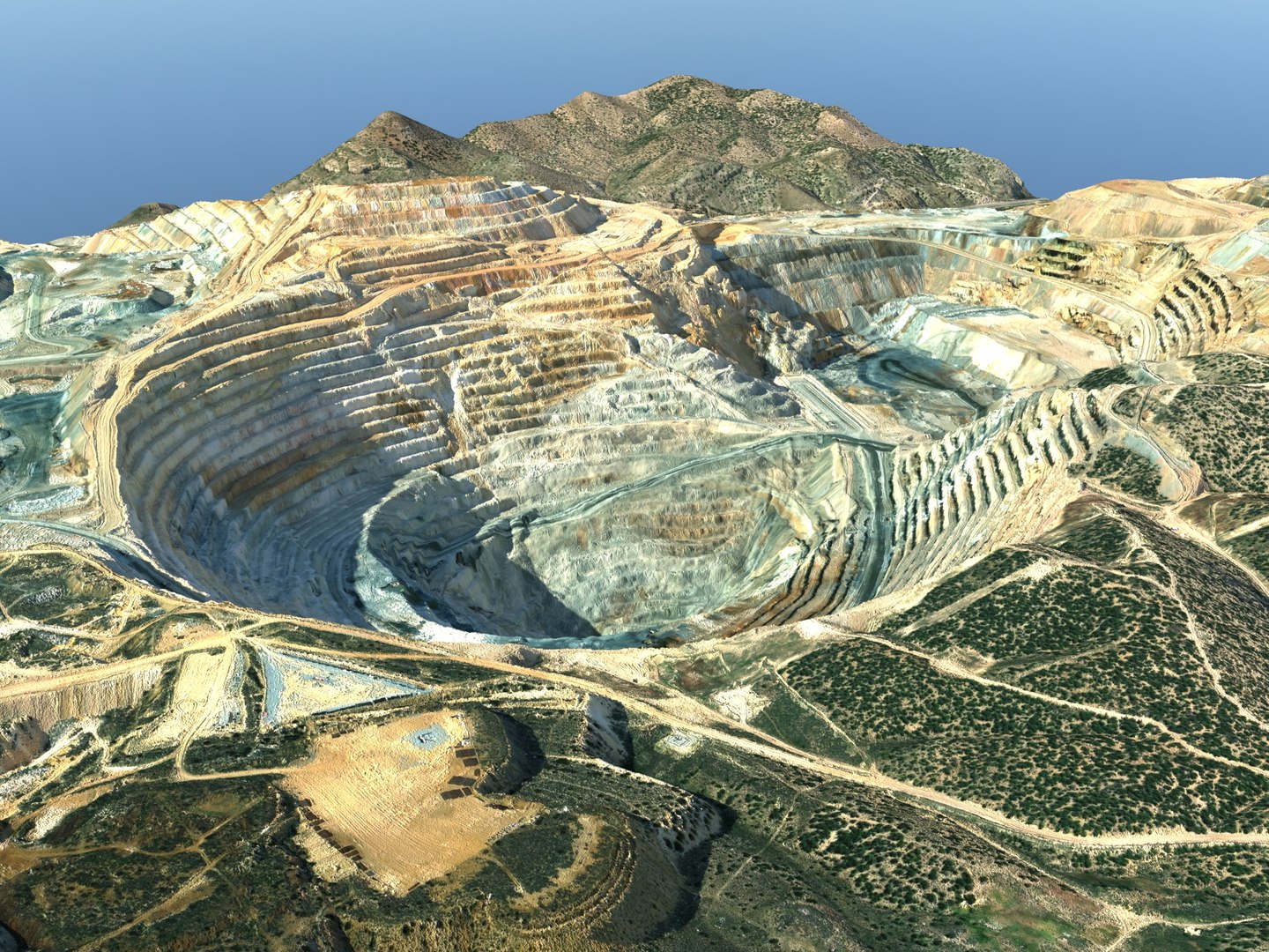 Scanned Opencast Mines 3D Model - TurboSquid 2363101