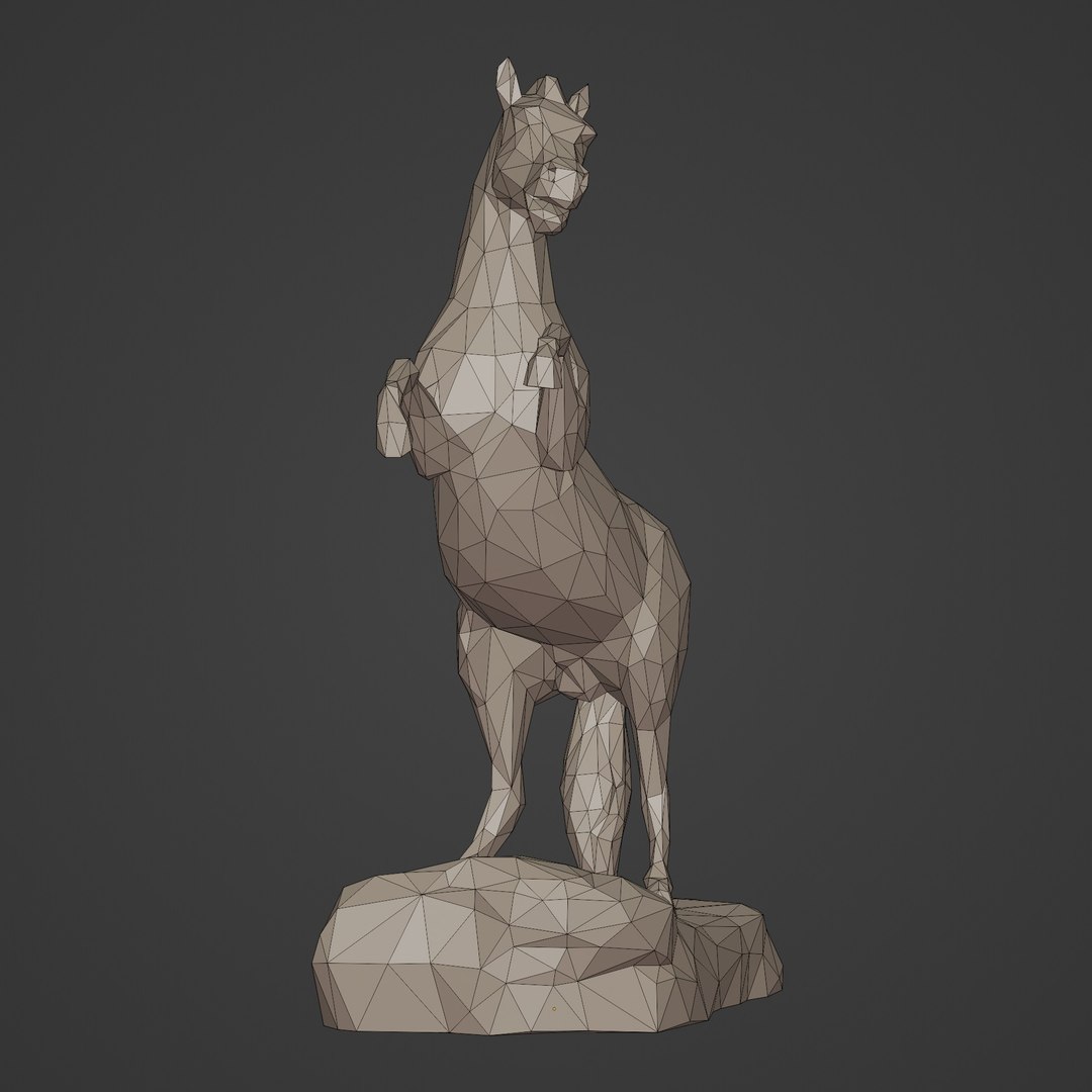 3D Model Polygonal Statues - TurboSquid 2203299