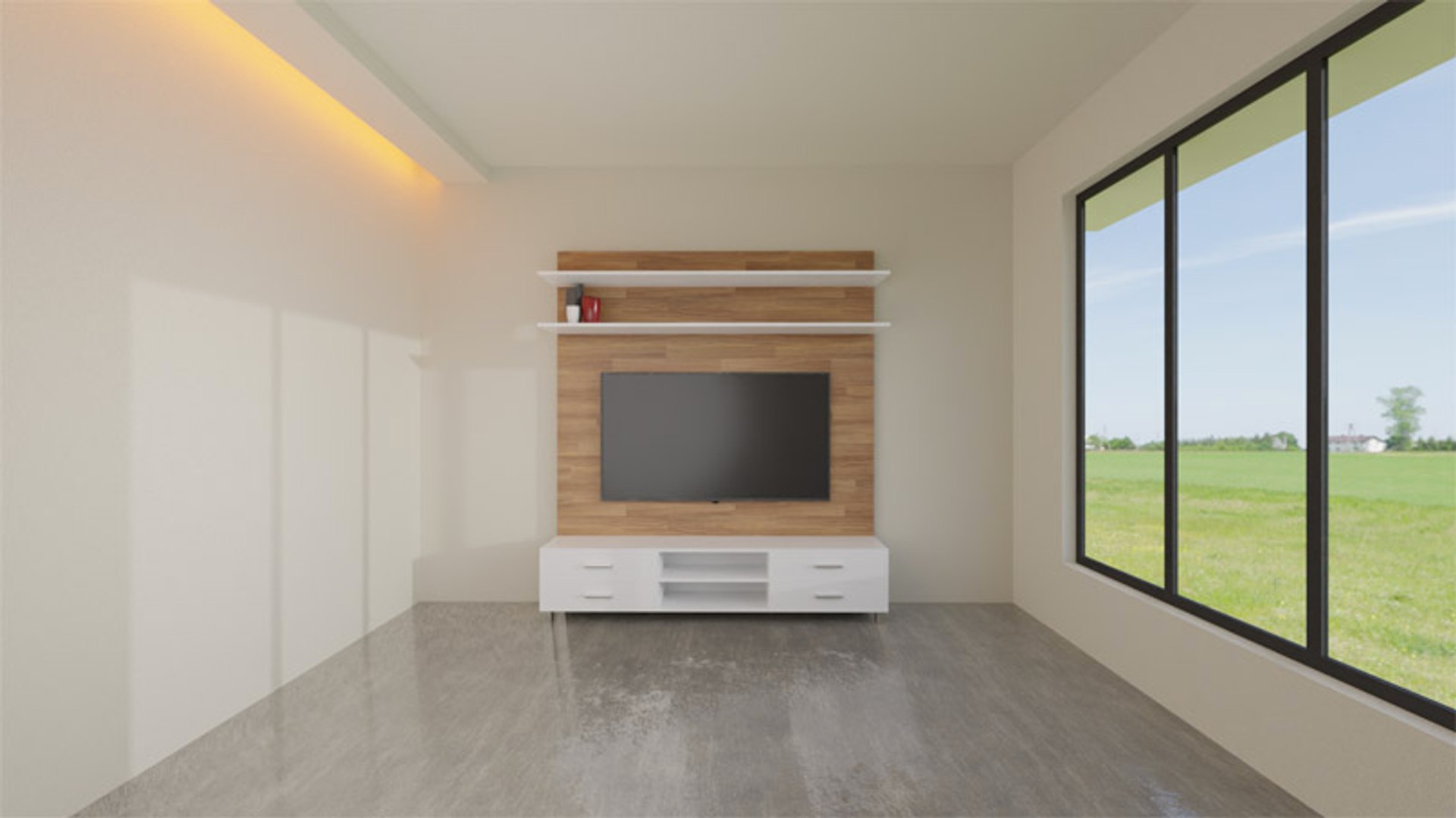 Modern tv rack 3D model - TurboSquid 1591381