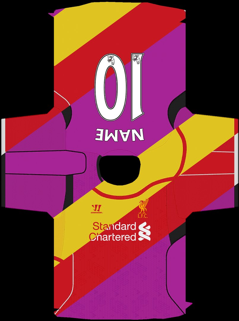 Maya Soccer Jersey Liverpool 2014