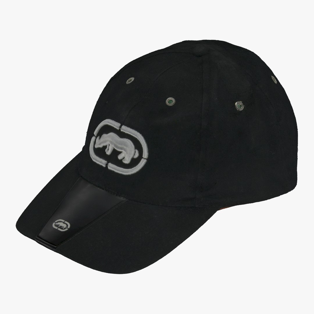 3D ecko unlimited black cap model - TurboSquid 1621884