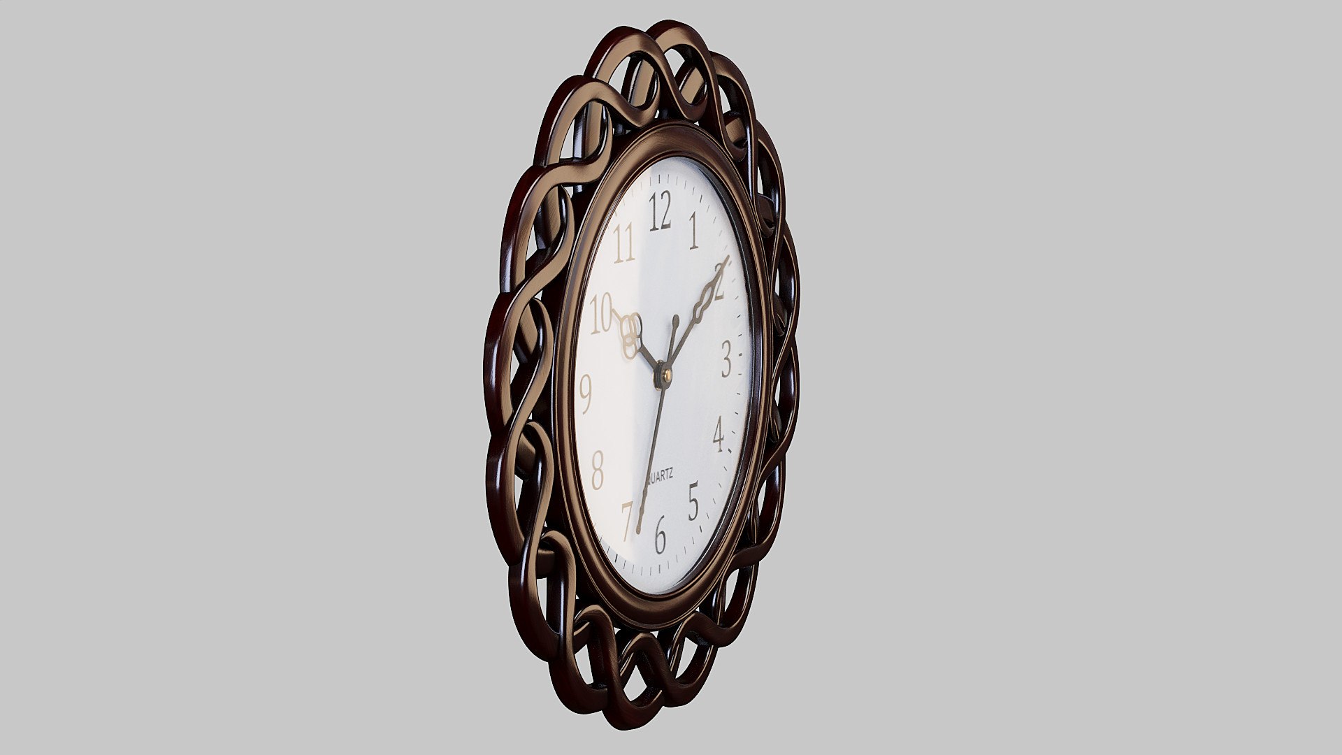 Wall Clock 02 PBR 3D Model - TurboSquid 2385173