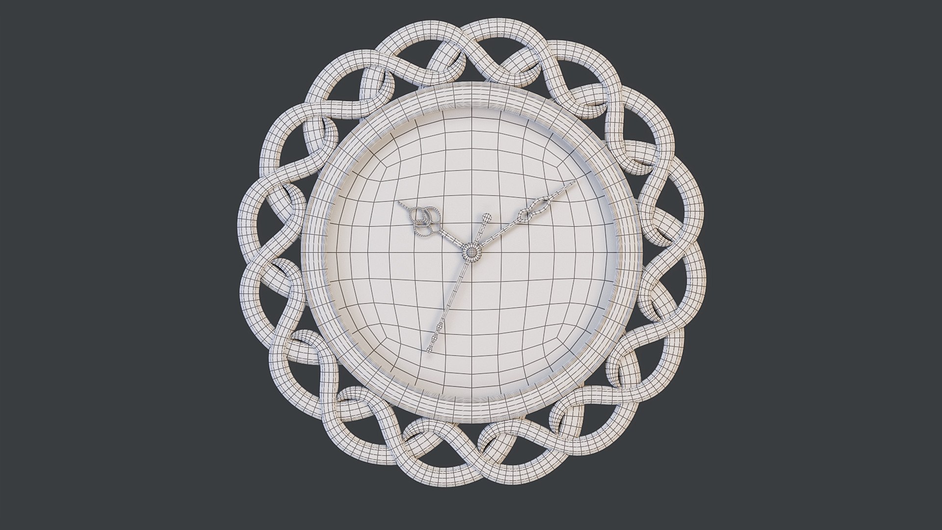 Wall Clock 02 PBR 3D Model - TurboSquid 2385173
