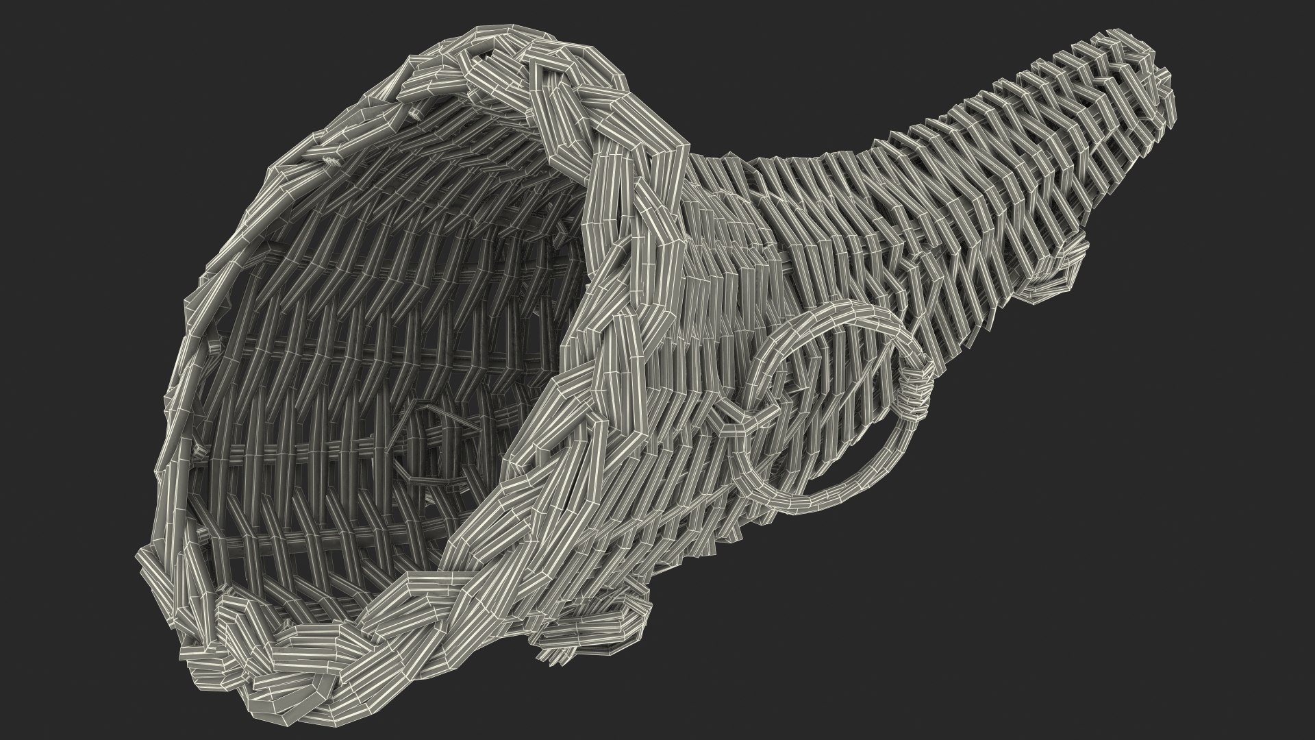 3D Cornucopia Basket model - TurboSquid 1868505