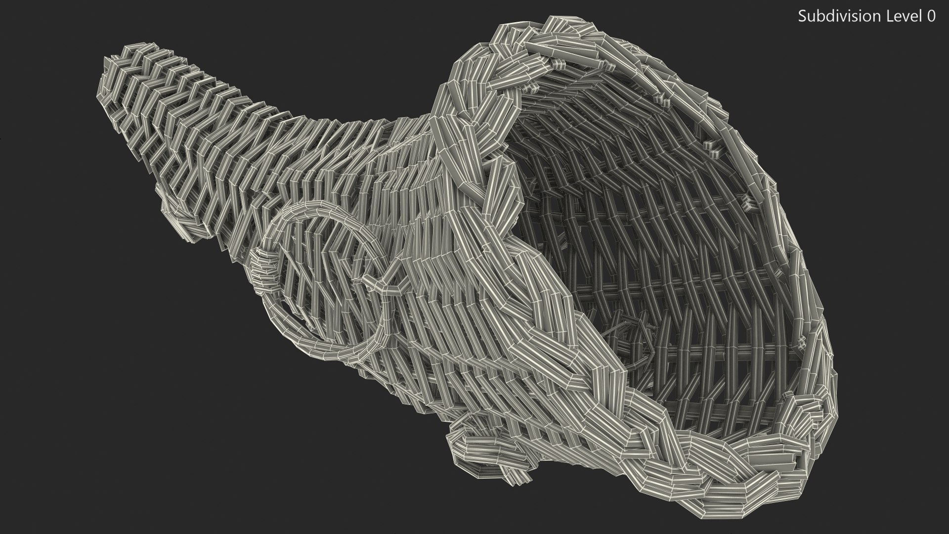 3D Cornucopia Basket model - TurboSquid 1868505