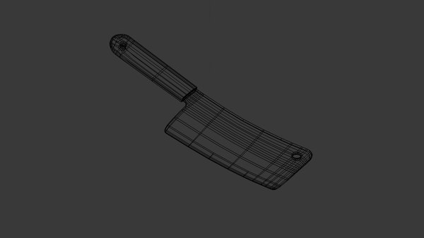 3D butcher knife model - TurboSquid 1156390