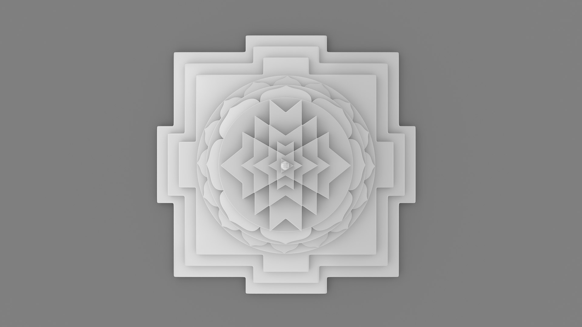 Shanti Yantra 3D - TurboSquid 2080161
