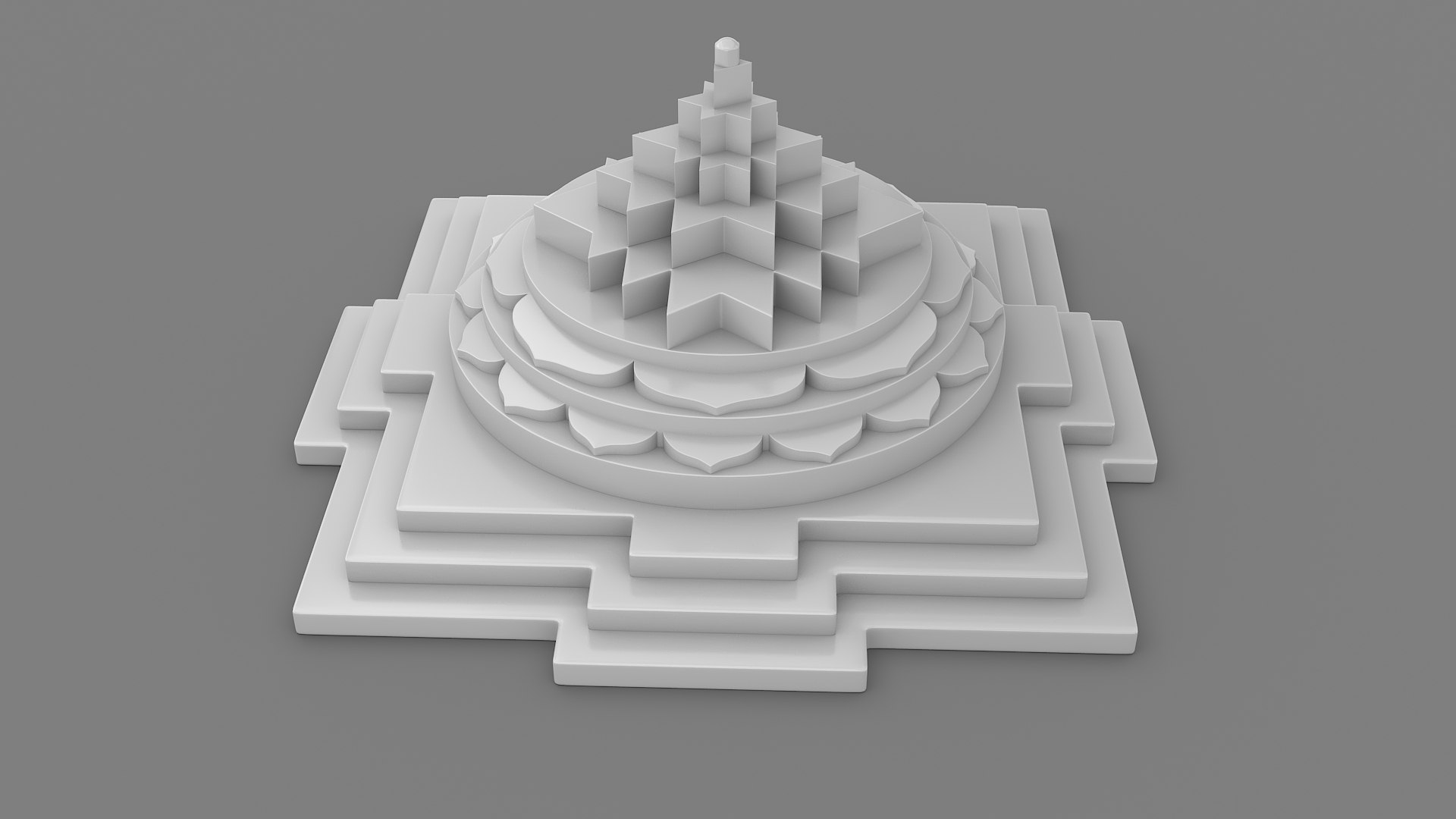 Shanti Yantra 3D - TurboSquid 2080161