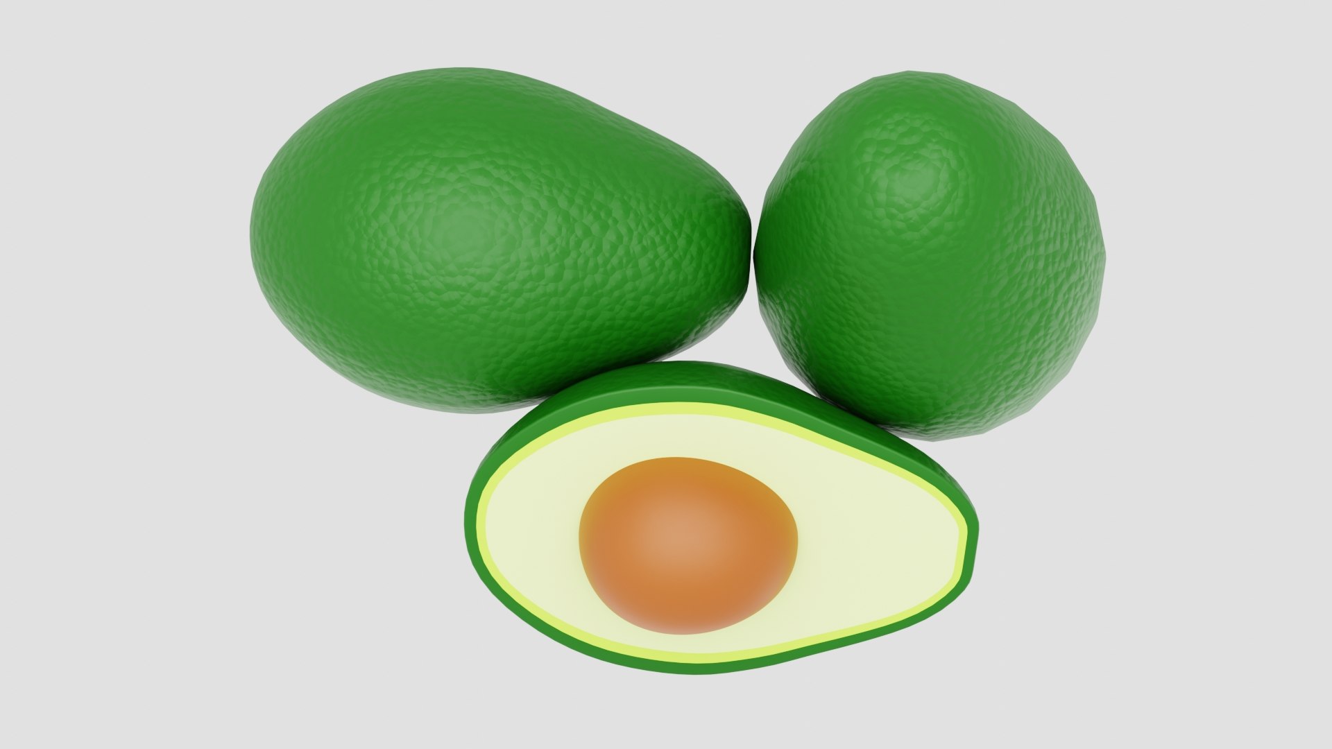 3D Avocado - TurboSquid 1952670