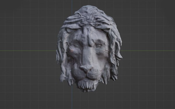 modelo 3d LION STATUE FACE - TurboSquid 1992241