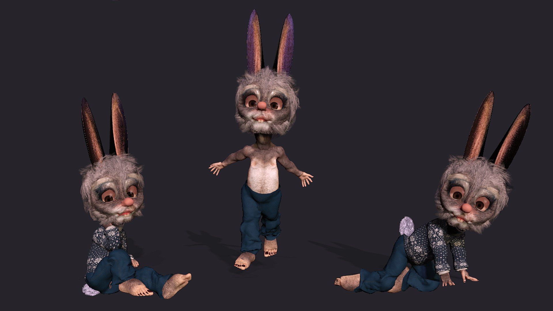 3D BUNNY Model - TurboSquid 1806385