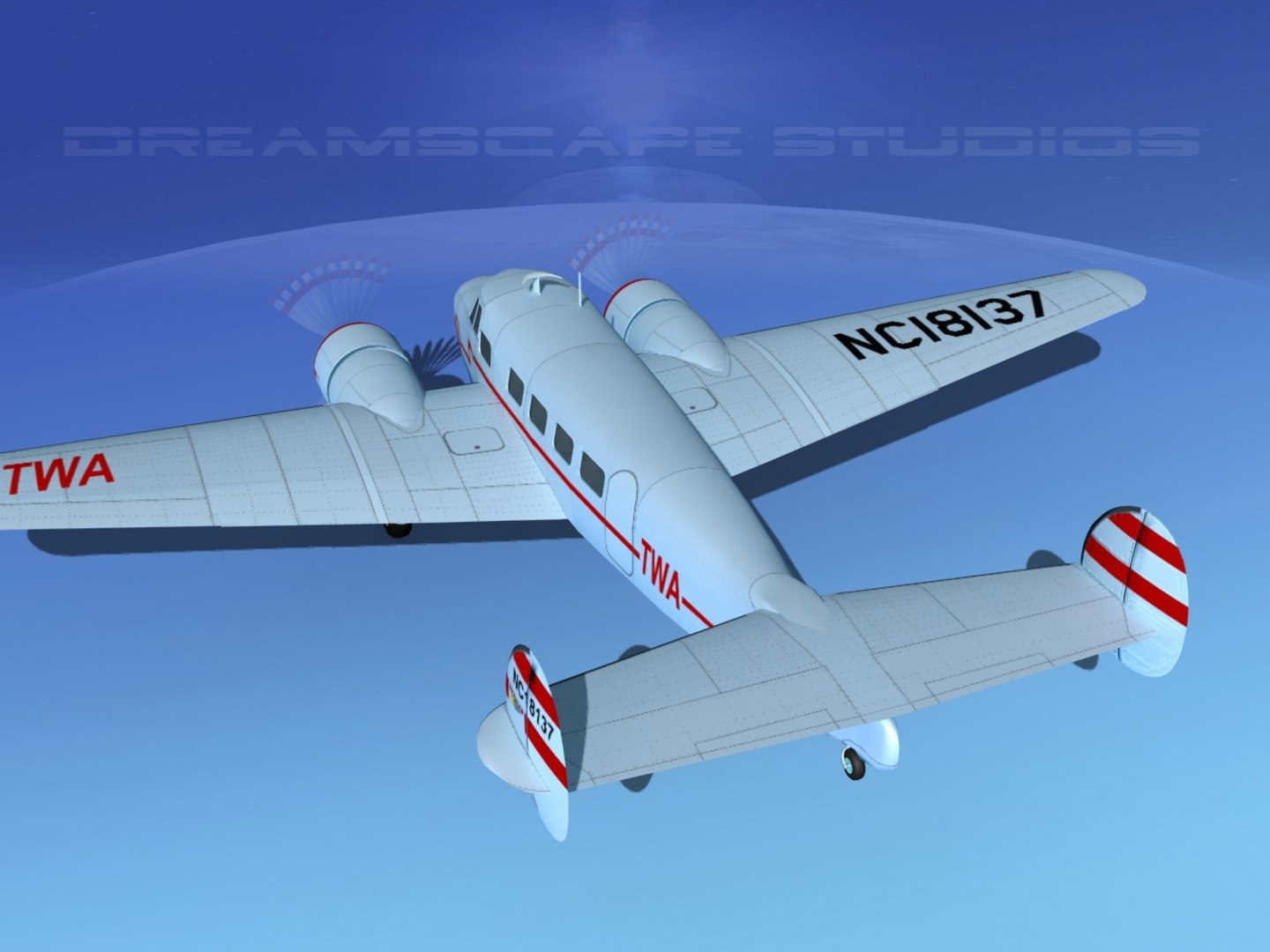 Propellers Lockheed L10 Electra Obj