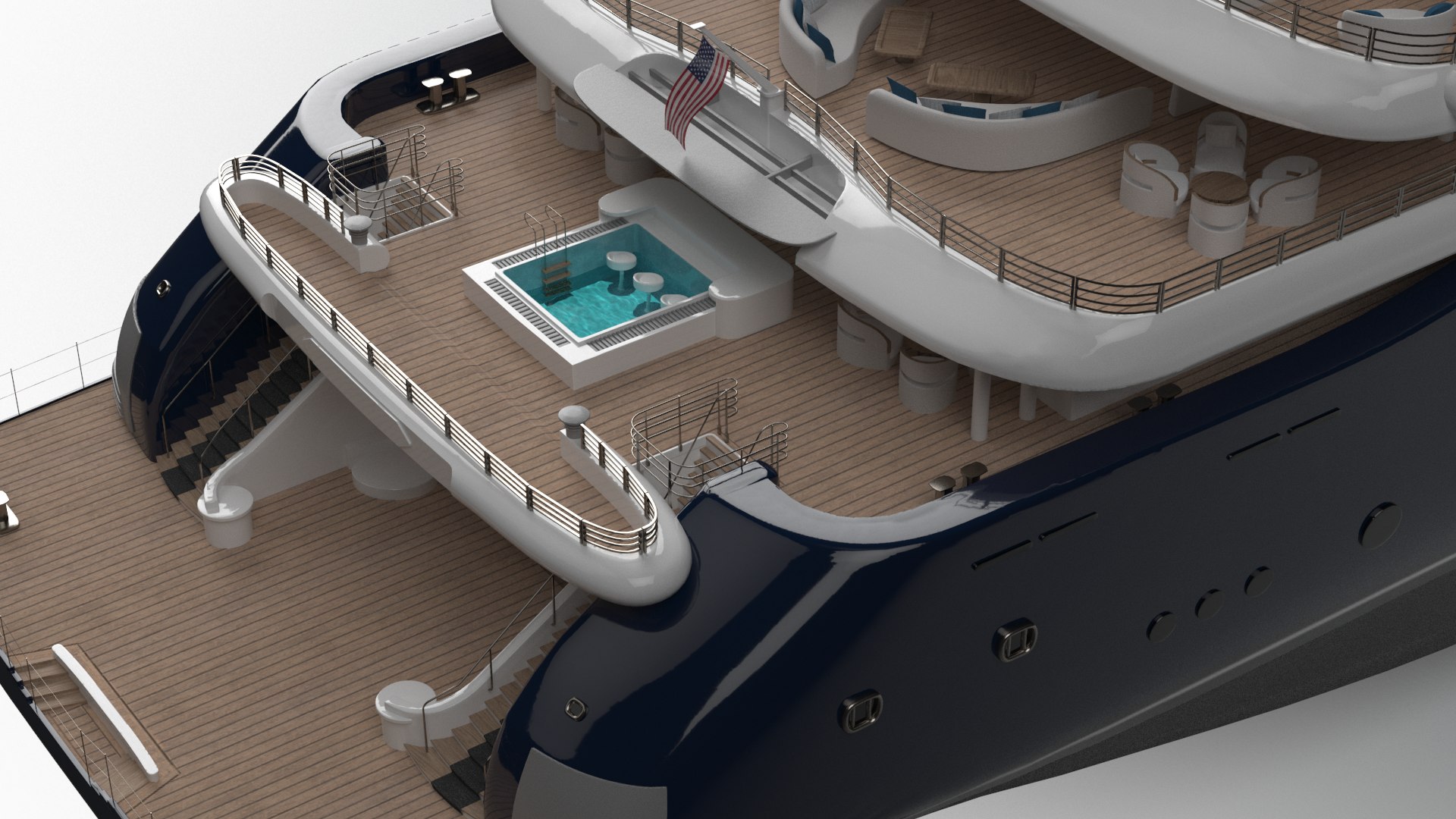 Ambra Superyacht Dynamic Simulation 3D - TurboSquid 2094683