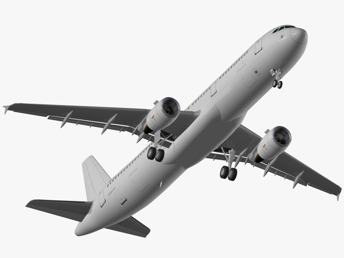 Airbus A321 3D Model - TurboSquid 1441338