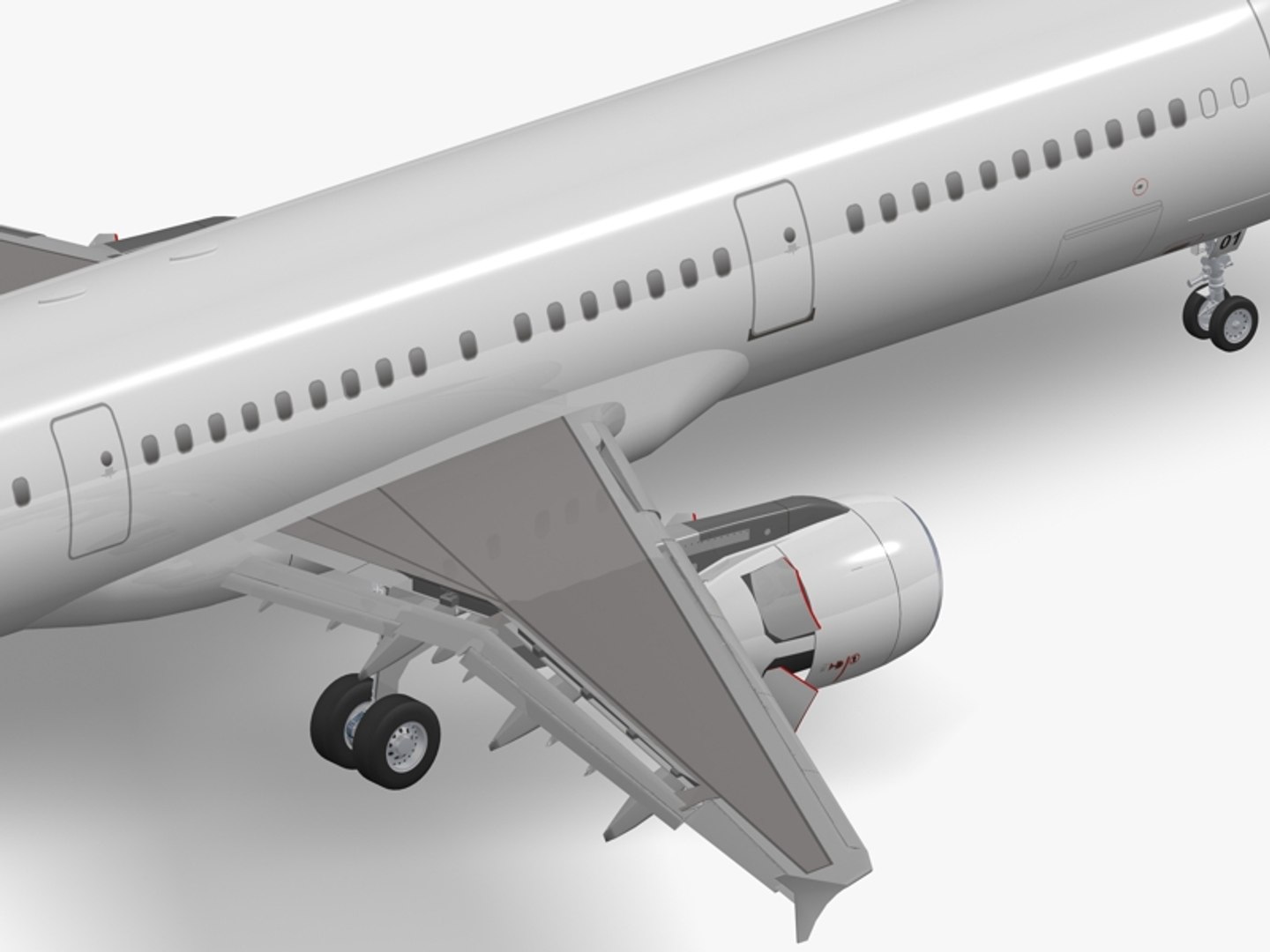 Airbus A321 3D Model - TurboSquid 1441338