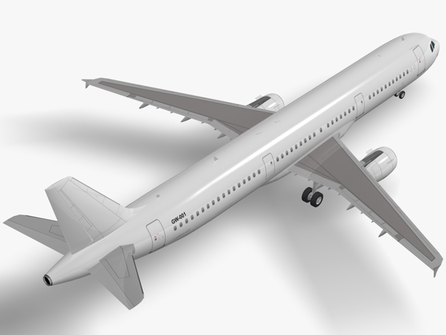 Airbus A321 3D Model - TurboSquid 1441338