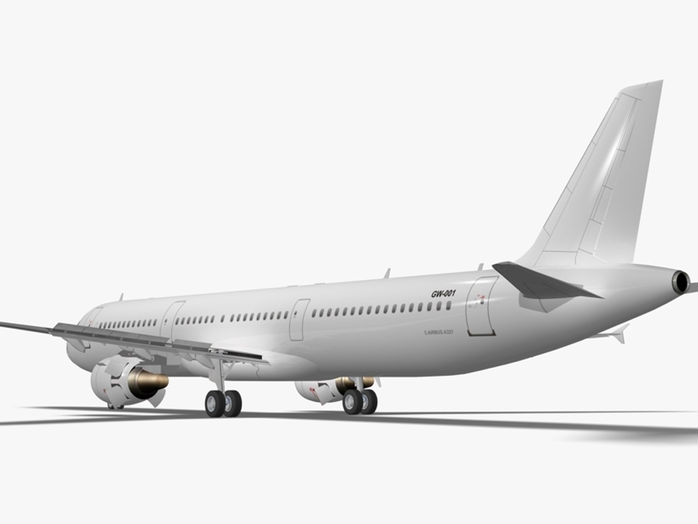 Airbus A321 3D Model - TurboSquid 1441338