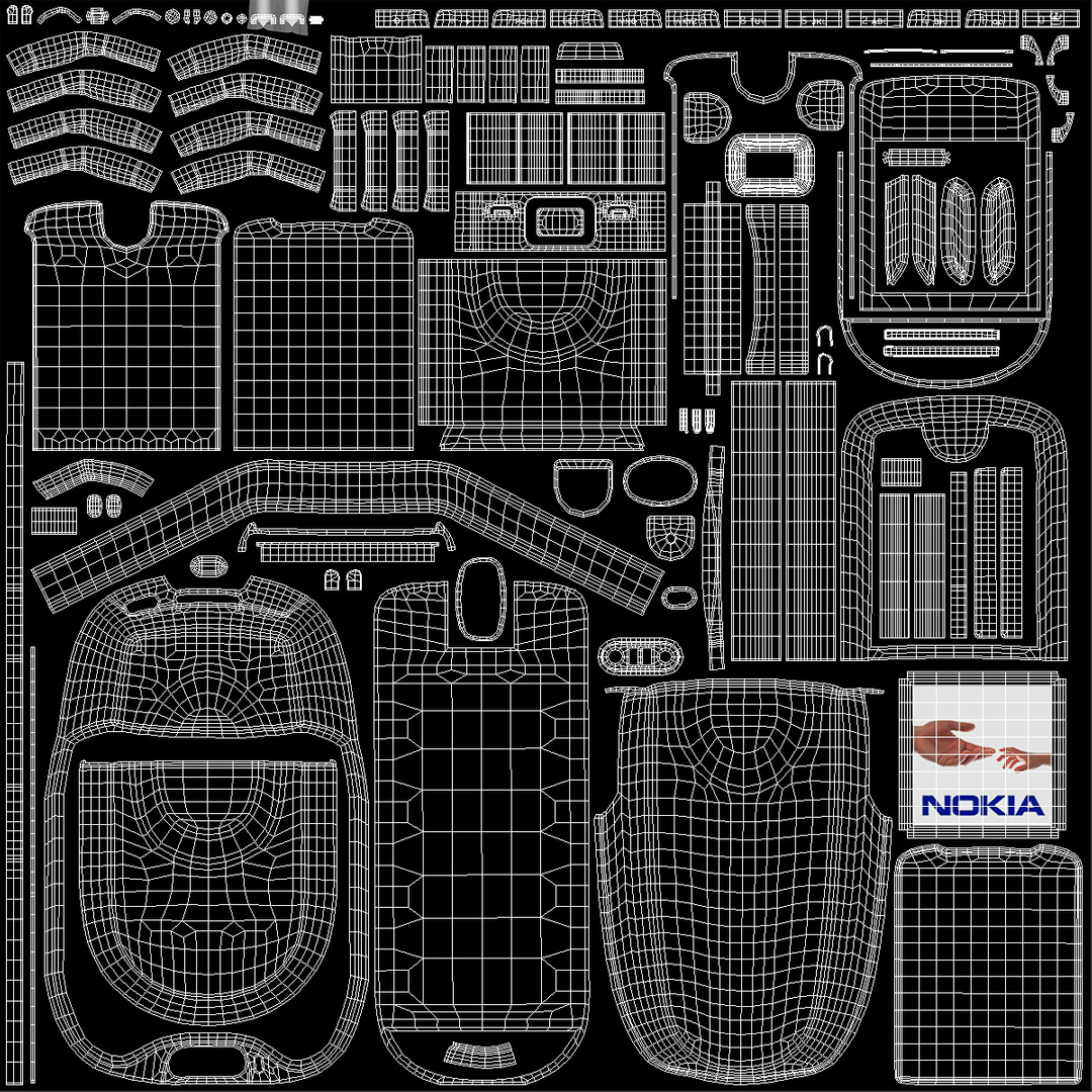 modèle 3D de Téléphone coulissant classique Nokia 8800 Chrome ...