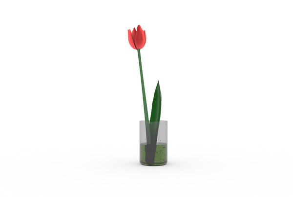modelo 3d Flor de tulipán - TurboSquid 1706734