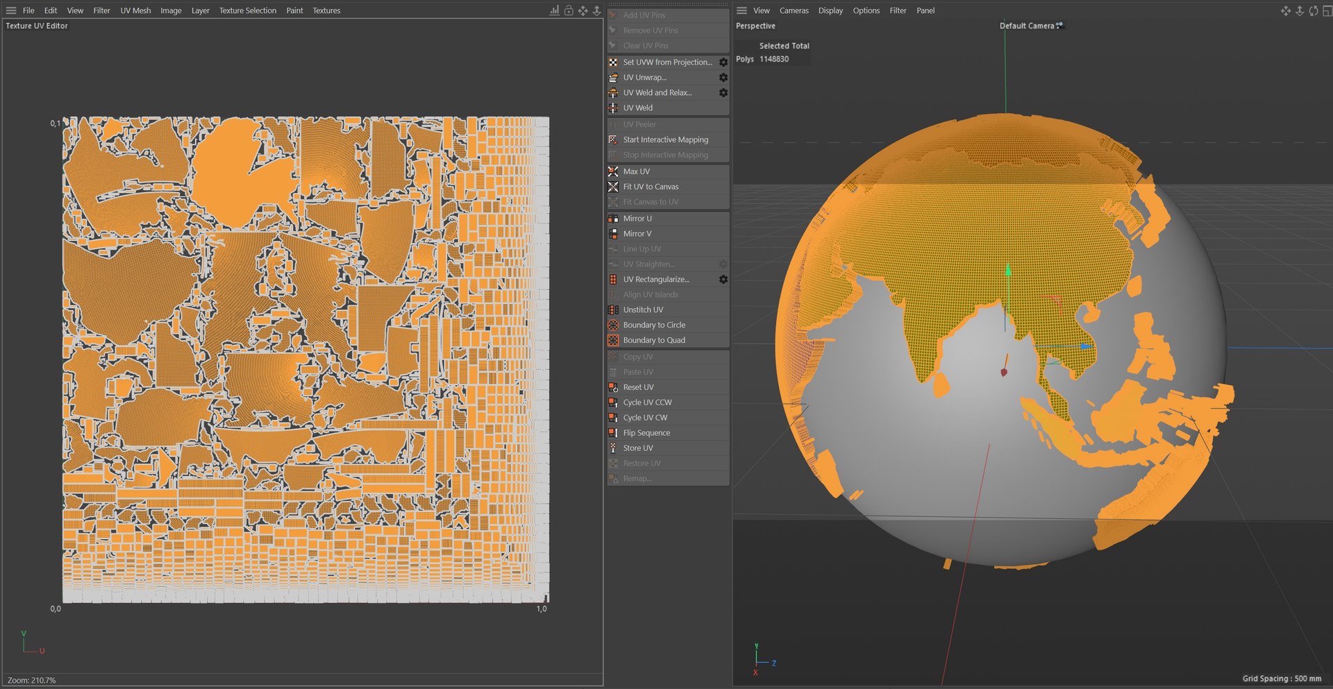 3D Continents Map Globe - TurboSquid 2347326