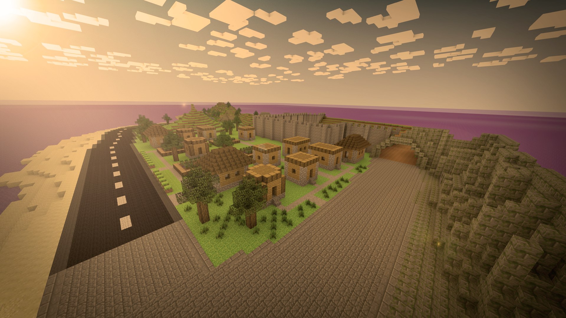 3d Model Of Minecraft World