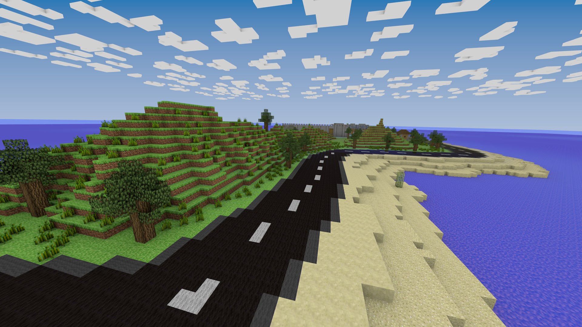 3d Model Of Minecraft World