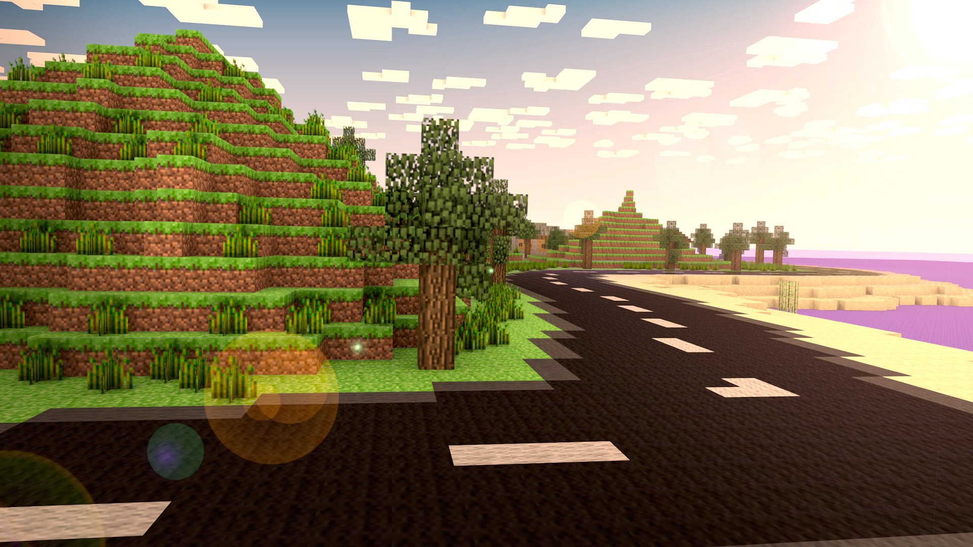 3d Model Of Minecraft World