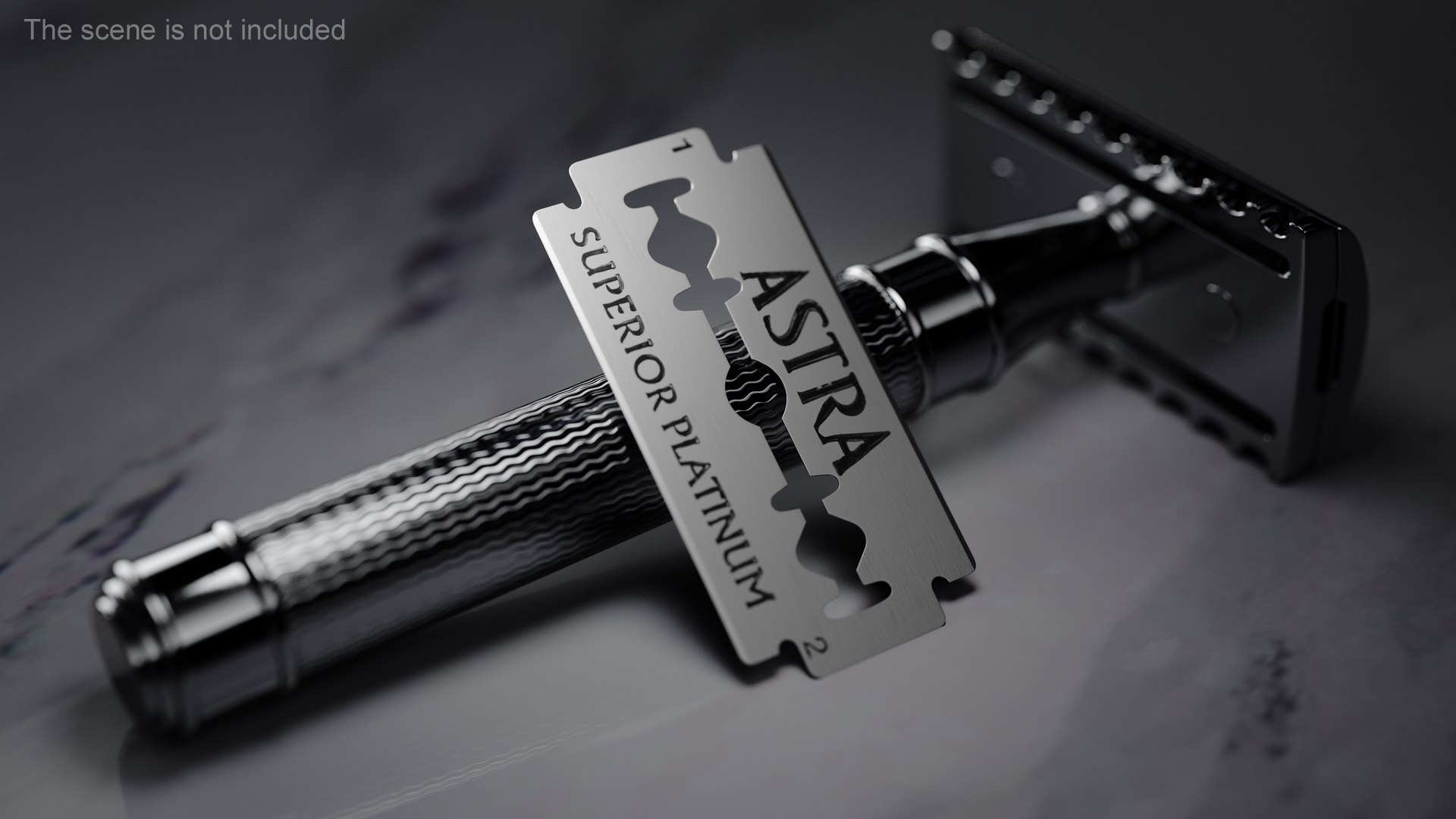 Razor Blade Feather 3D - TurboSquid 1944999