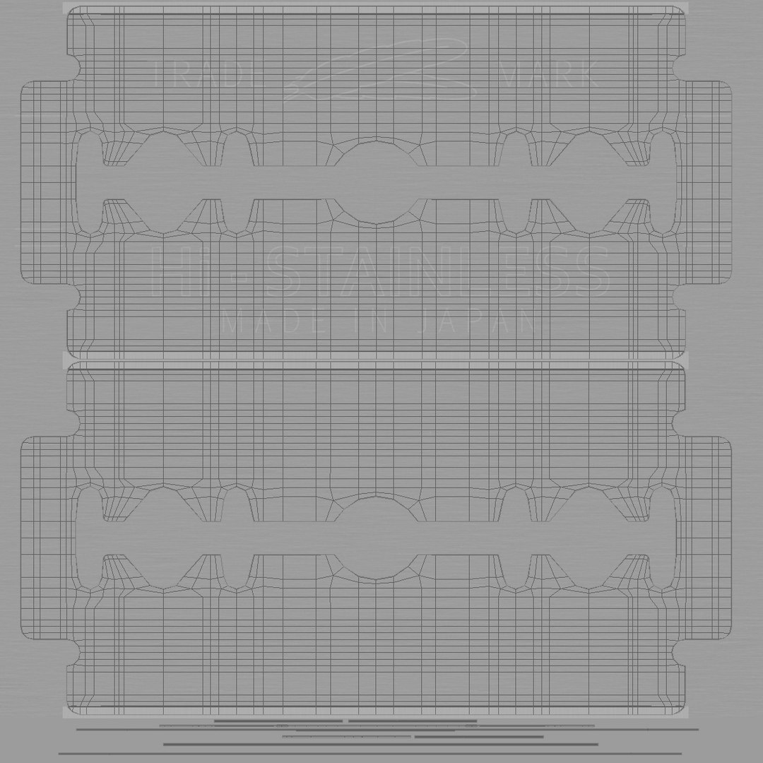 Razor Blade Feather 3D - TurboSquid 1944999