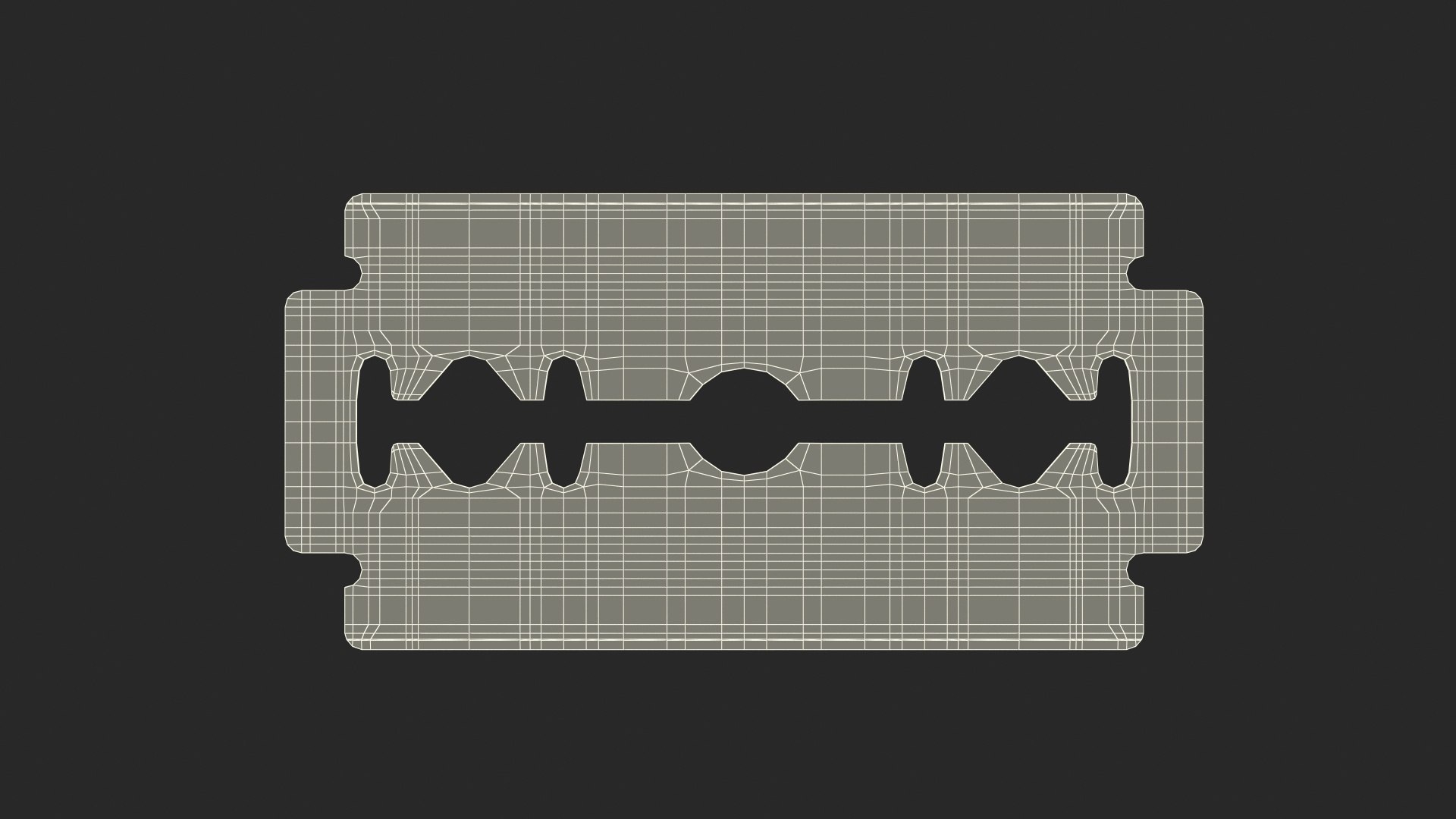 Razor Blade Feather 3D - TurboSquid 1944999